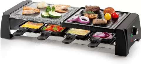 Appareil à Raclette/Pierrade/Grill Domo DO9190G - 8 personnes à prix bas