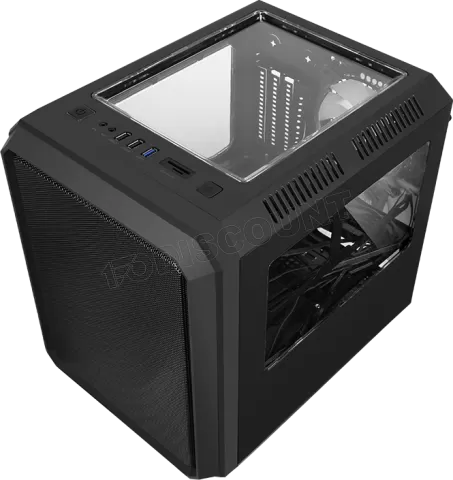 Boitier Cube Micro ATX iTek QBO 8 Evo RGB avec fenêtre (Noir) à prix bas