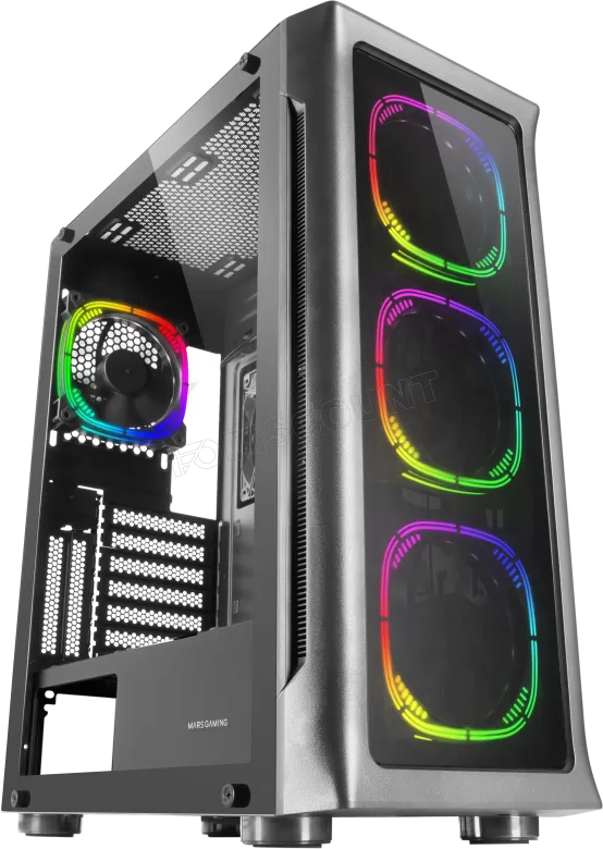 Boitier Grand Tour E-ATX Mars Gaming MC-Neo RGB avec panneau vitré ...