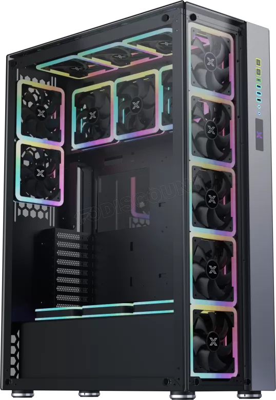 Boitier Grand Tour E-ATX Xigmatek Elysium II avec panneaux vitrés (Noir ...