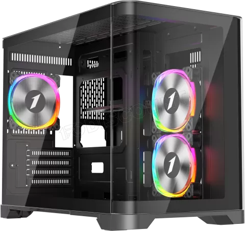 Boitier Mini Tour Micro ATX 1stPlayer UView 6 RGB avec panneaux vitrés ...