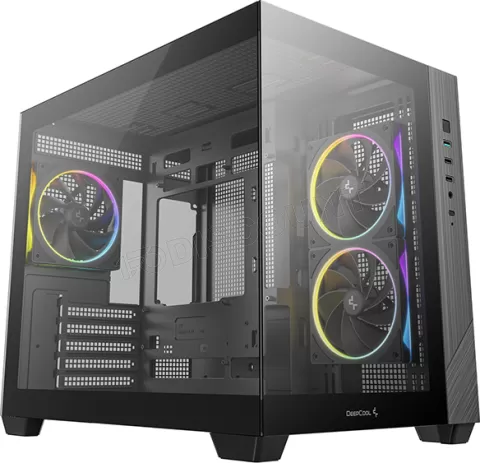 Boitier Mini Tour Micro ATX DeepCool CG330 3F RGB avec panneaux vitrés ...