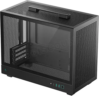 Boitier Mini Tour Micro ATX DeepCool CH160 Plus avec panneau vitré ...