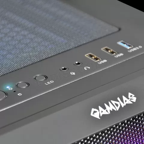 Boitier Mini Tour Micro ATX Gamdias Athena M2 Lite RGB avec panneaux ...