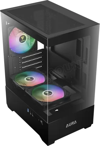 Boitier Mini Tour Micro ATX Gamdias Aura GC9M RGB avec panneaux vitrés ...