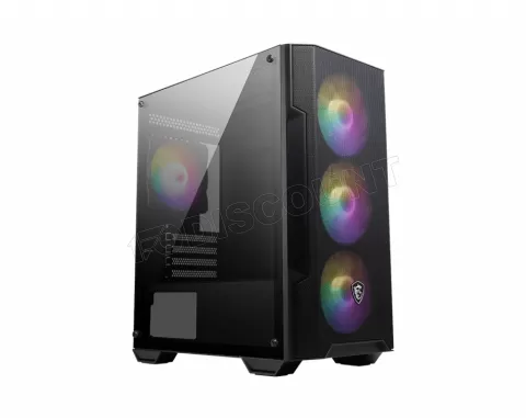 Boitier Mini Tour Micro-ATX MSI Mag Forge M100A RGB avec panneau vitré ...