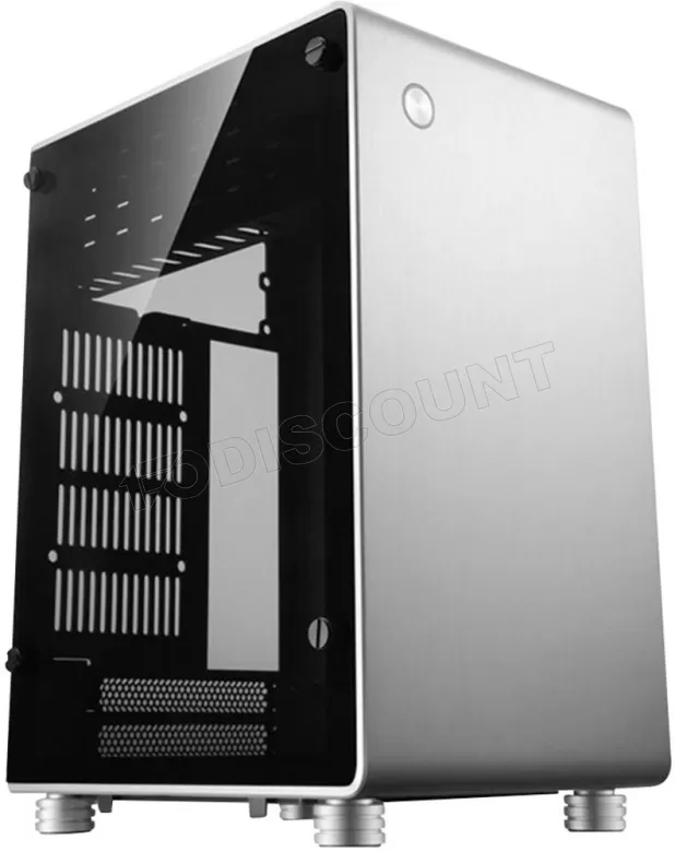 Boitier Mini Tour Mini-ITX Jonsbo U1 Plus avec panneau vitré (Argent) à ...