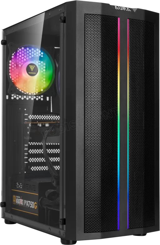 Boitier Moyen Tour ATX Gamdias Aura GC3 RGB avec panneaux vitrés (Noir ...