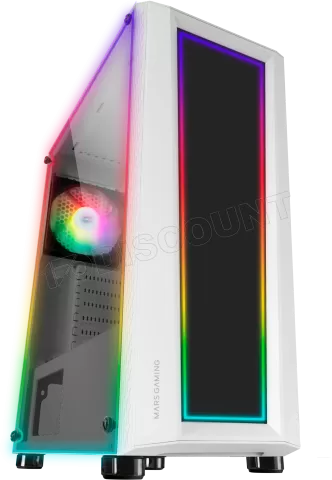 Boitier Moyen Tour ATX Mars Gaming MC-ART RGB avec panneaux vitrés ...