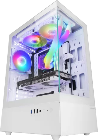 Boitier Moyen Tour ATX Mars Gaming MC-XO RGB avec panneaux vitrés ...