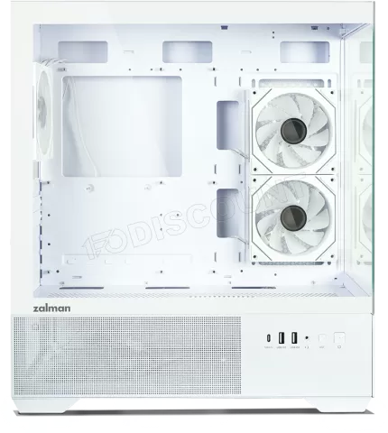 Boitier Moyen Tour ATX Zalman Chronix v2 avec panneaux vitrés (Blanc) à ...