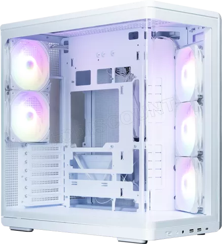 Boitier Moyen Tour ATX Zalman P60 ARGB avec panneaux vitrés (Blanc) à ...
