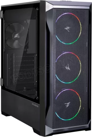Boitier Moyen Tour ATX Zalman Z8 MS RGB avec panneau vitré (Noir) à ...