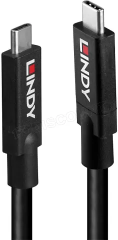 Cable Lindy USB 3.2 vers Type C M/M 10 GB/s 5m (Noir) à prix bas