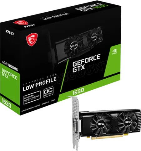Carte Graphique Nvidia MSI GeForce GTX 1630 OC 4Go Mini ITX Low Profile ...