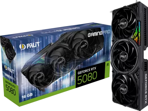 Carte Graphique Palit GeForce RTX 5080 GamingPro à prix bas