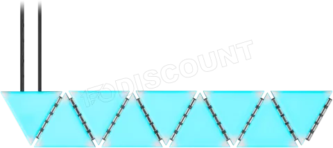 Lot de 9 Mini Triangle LED Corsair iCue LC100 Case Accent Lighting ...