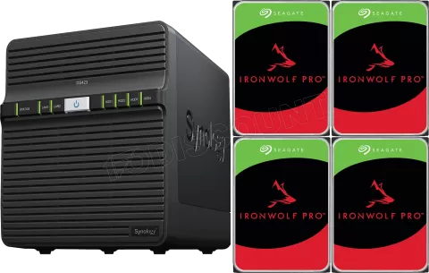 Serveur NAS Synology DiskStation DS423 - 16To (4x4To) Seagate Ironwolf ...