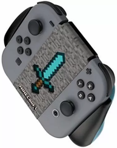 Support manette PowerA Comfort Grip Minecraft Diamond Sword pour Joy ...