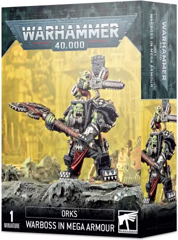 Warhammer 40k - Orks Boss de Guerre en Mega-Armure à prix bas
