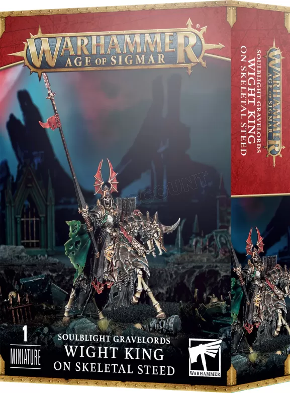 Warhammer AoS - Soulblight Gravelords Roi Revenant sur Coursier ...